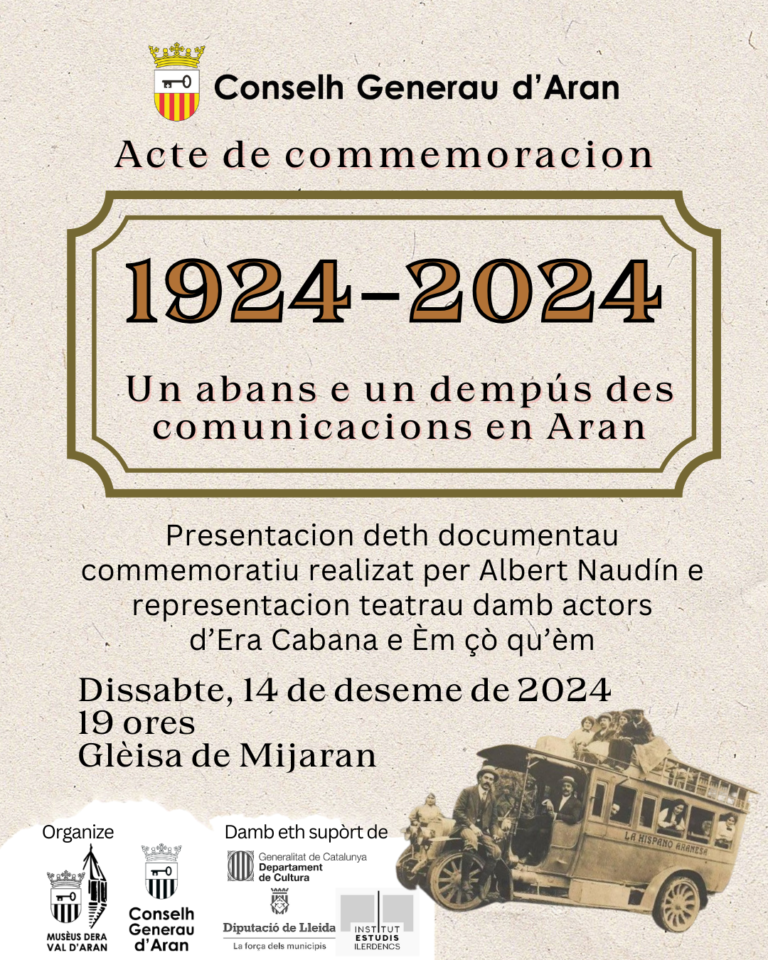 1924-2024 imatge | Conselh Generau d’Aran